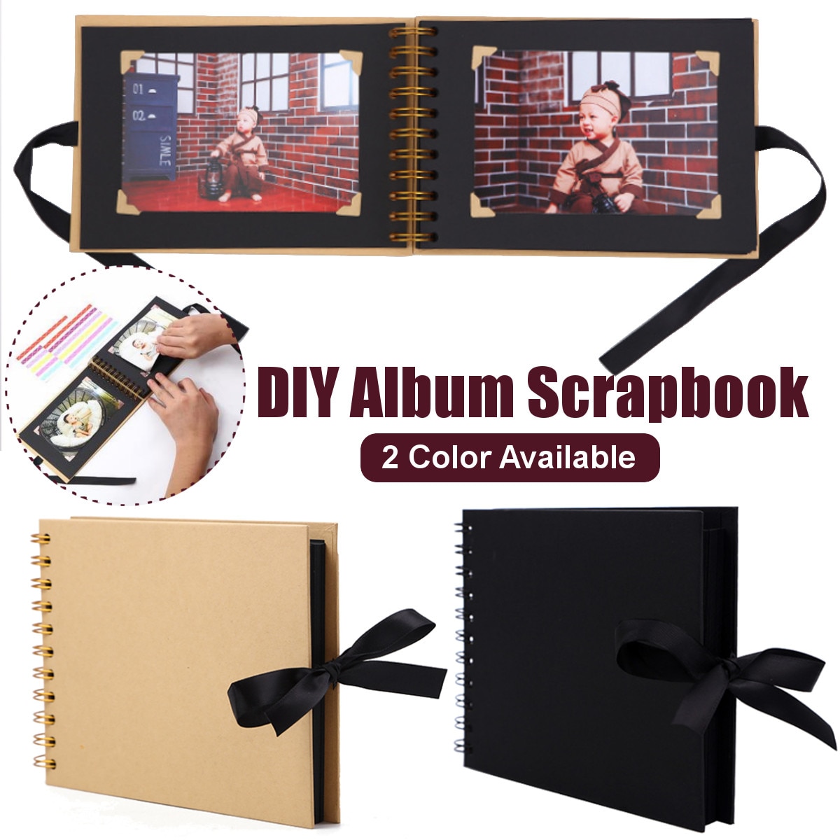 30 Pages Photo Albums Scrapbook Paper DIY Craft Al... – Grandado