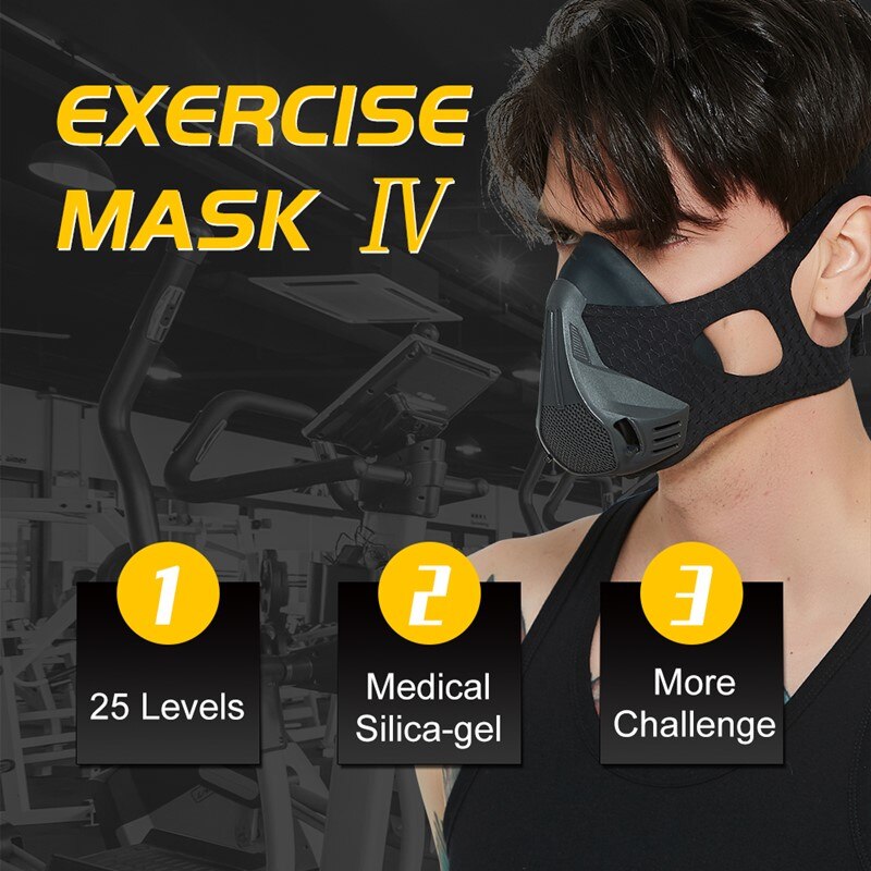 training sport mask 4.0 style black High Altitude ... – Grandado