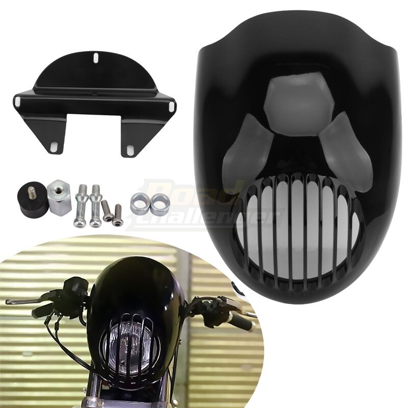 Motorcycle Cafe Racer Headlight Handlebar Fairing ... – Grandado
