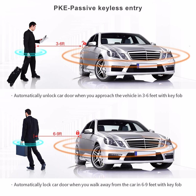 SPEEDWOW Universal Car One-Way Alarm Vehicle Syste... – Grandado