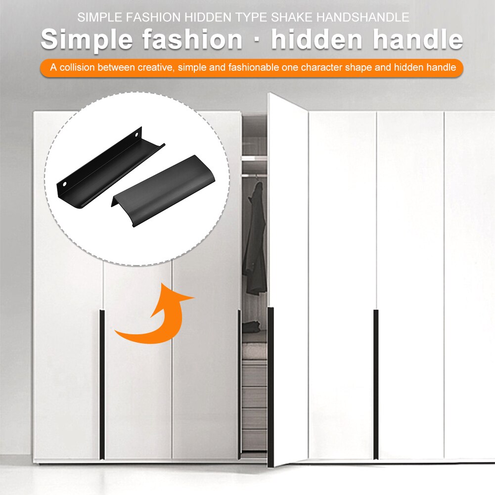 Drawer Edge Pull Furniture Hardware Kitchen Cabine... – Grandado