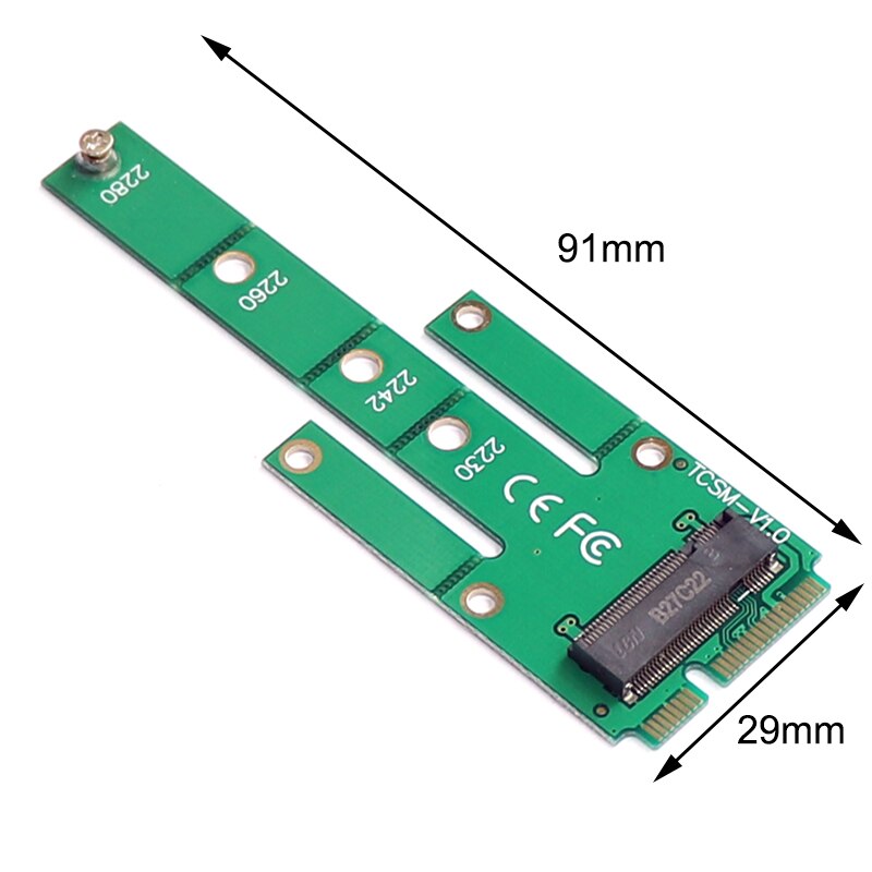 Msata vers m2 adaptateur m.2 m2 ngff B Clé SSD msa... – Grandado
