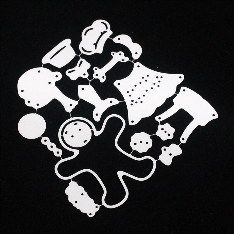 KSCRAFT Gingerbread Family Metal Cutting Dies Sten... – Grandado