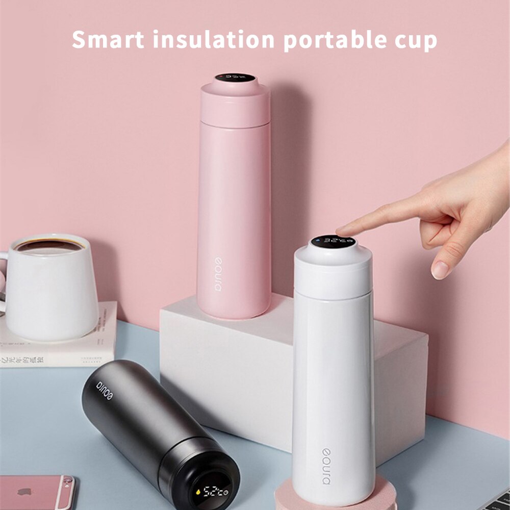One carat smart vacuum flask 316 liner rechargeabl... – Vicedeal
