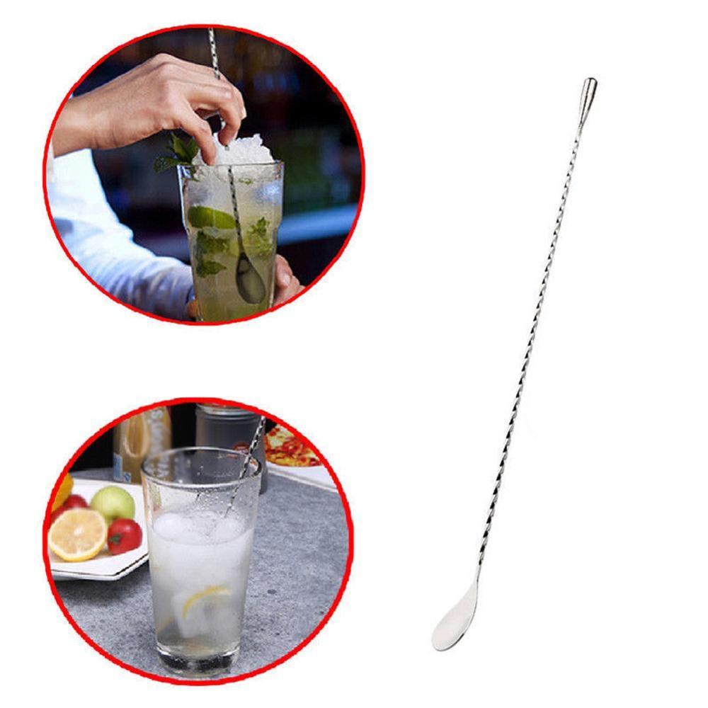 Mixing Long Spoon Stainless Steel Bar Mixer Barwar... – Vicedeal