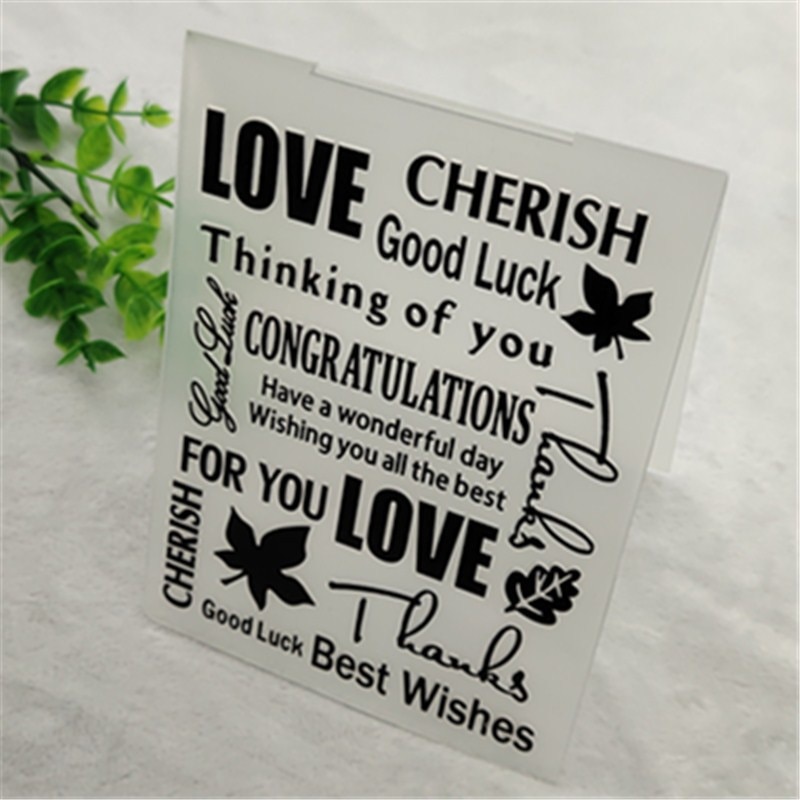Maple Leaf Letter Patte Embossing Folders For Bump... – Grandado