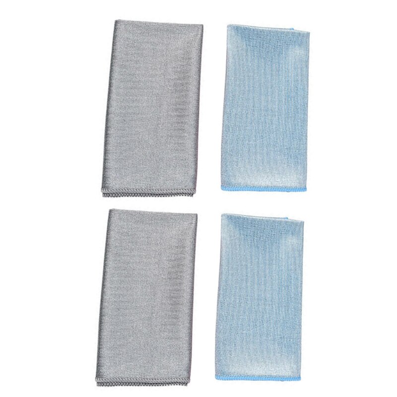 4Pcs Microfiber Lint-free Cleaning Cloths Car Wind... – Grandado