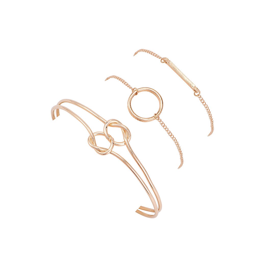 Adjustable 3pcs/set Minimalism Modern Double Knot ... – Vicedeal