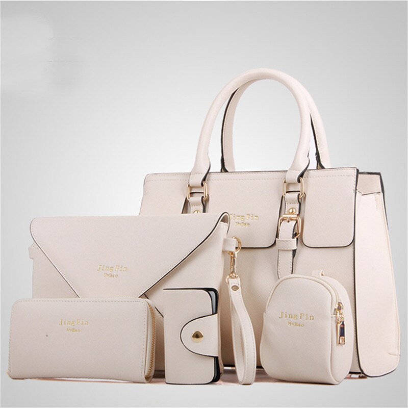 Women 5 Piece/set Handbag Purse Set Classic Messen... – Grandado