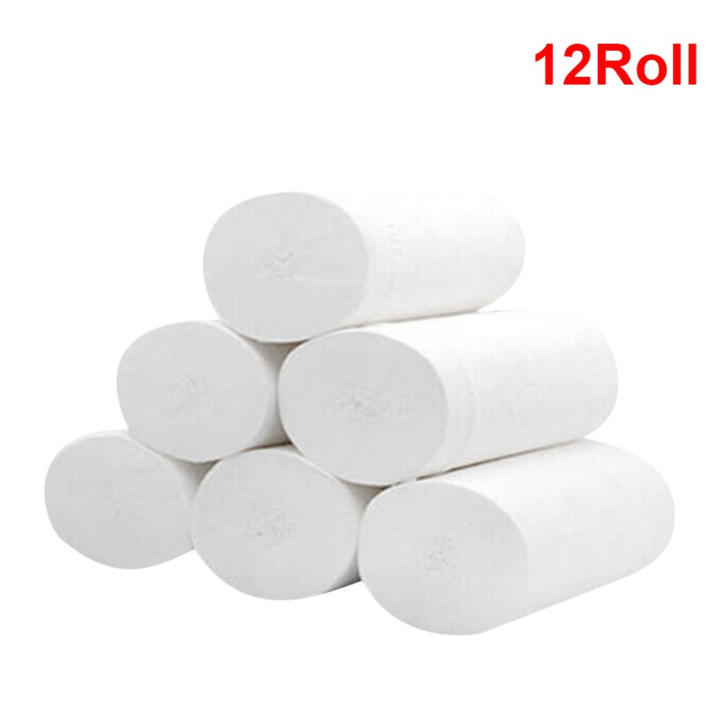 Toilet Paper Roll Soft Tissue Roll Wood Pulp Paper... – Grandado