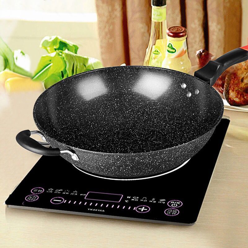 Non-stick Wok Without Oil Smoke Gas Stove Inductio... – Grandado
