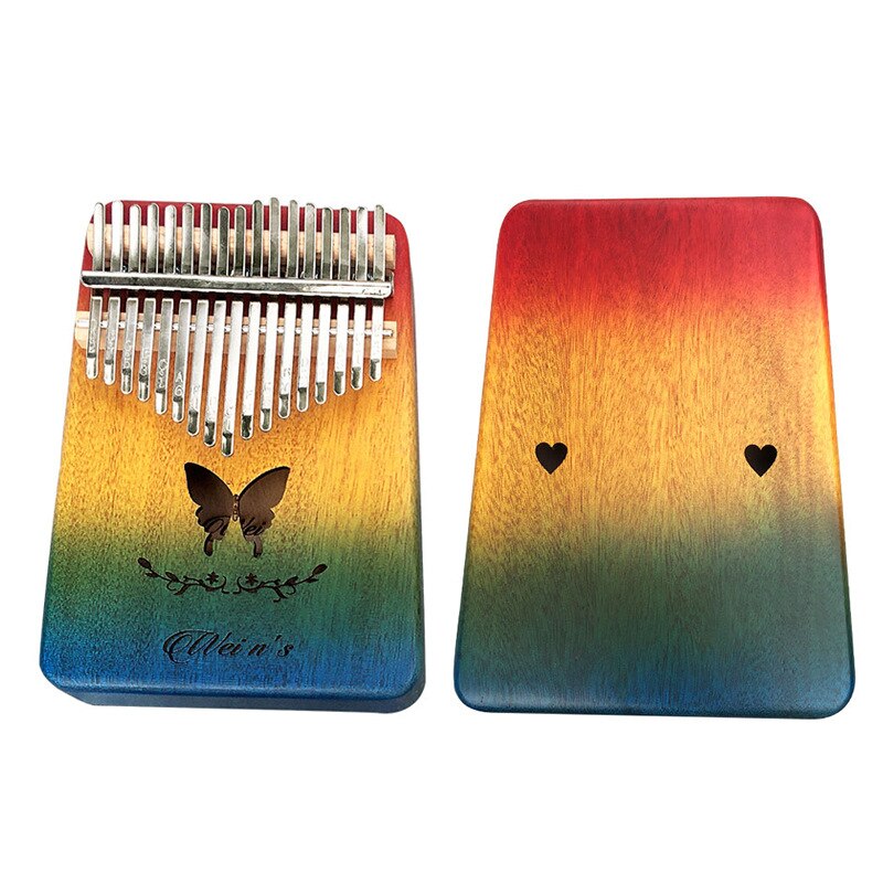 Kalimba 17 Keys Thumb Piano Handguard Wood Mahogan... – Grandado