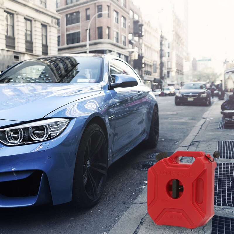 5L Red Jerry Can Spare ABS Gasoline Container With... – Grandado