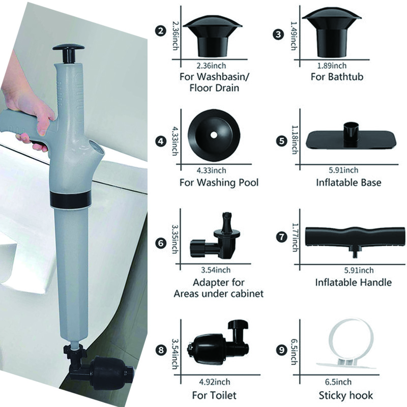 Sewer Dredging Tools High Air Pressure Plunger Dra... – Vicedeal