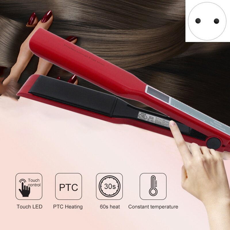 Hair Straightener Flat Iron with Digital Display H... – Grandado