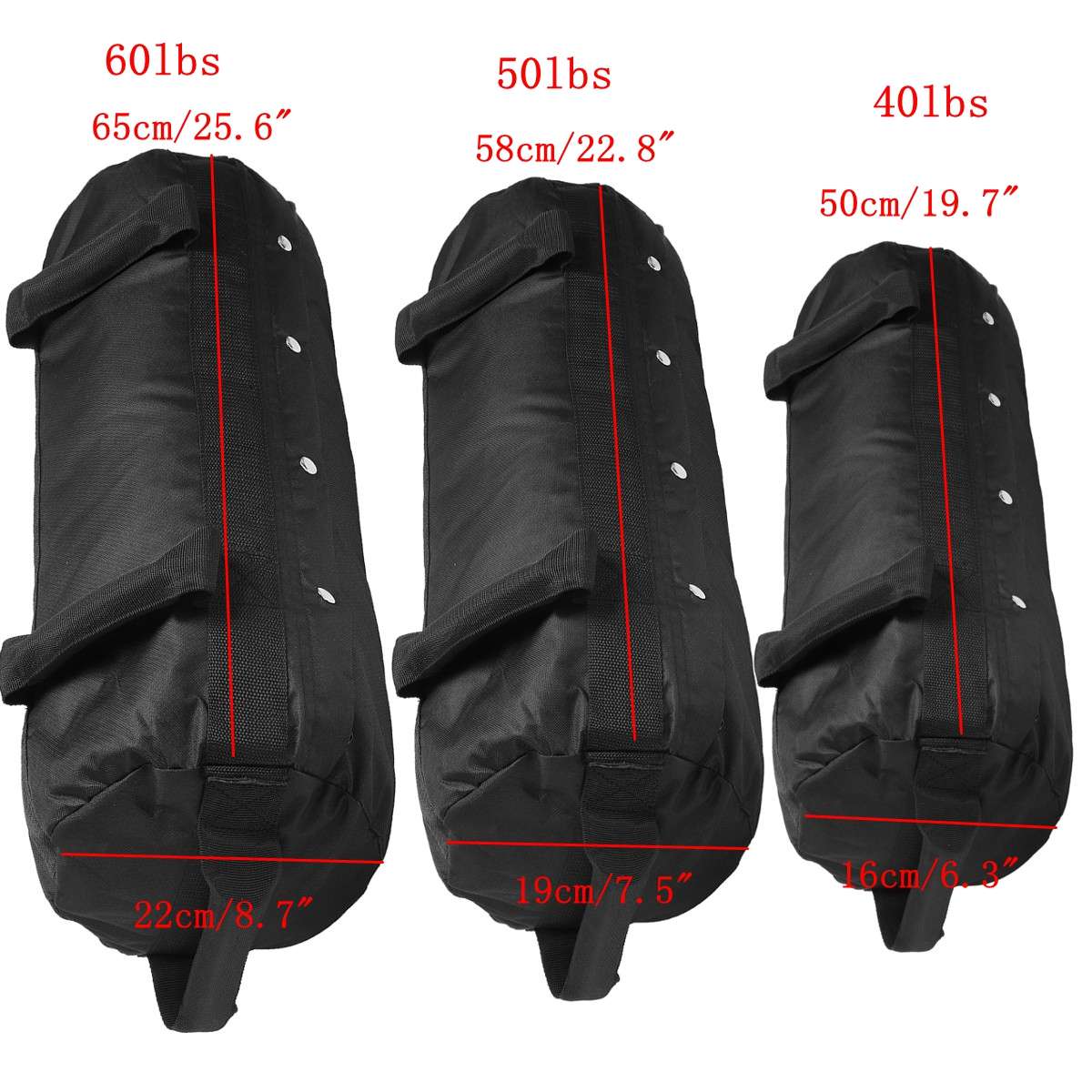 40/50/60 Ibs Adjustable Weightlifting Sandbag Fitn... – Vicedeal