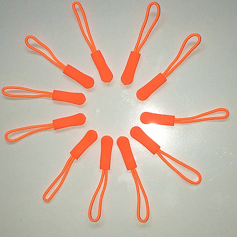 10pcs orange Zipper Pulls Strong Nylon Cord Non-sl... – Vicedeal