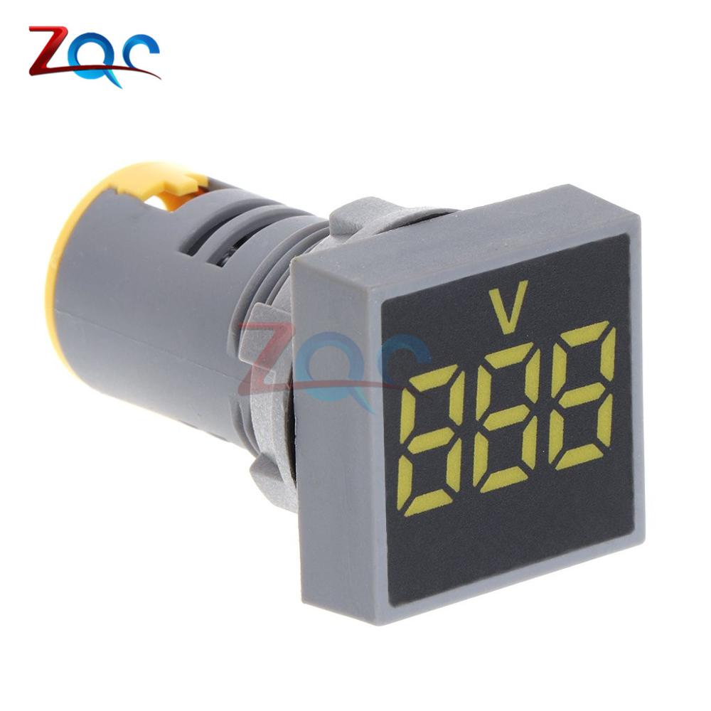 Square LED Digital Dual Display Voltmeter Ammeter ... – Grandado