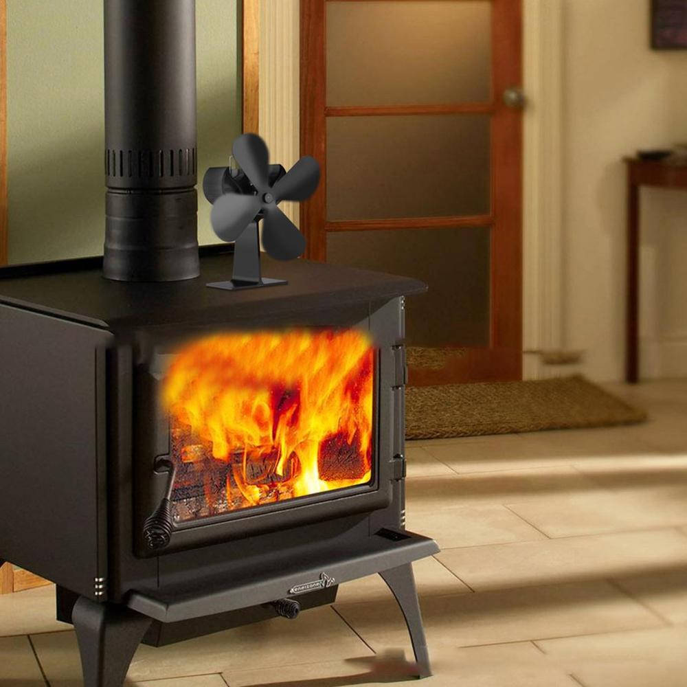 Thermal Power Fireplace Fan Heat Powered Wood Stov... – Grandado