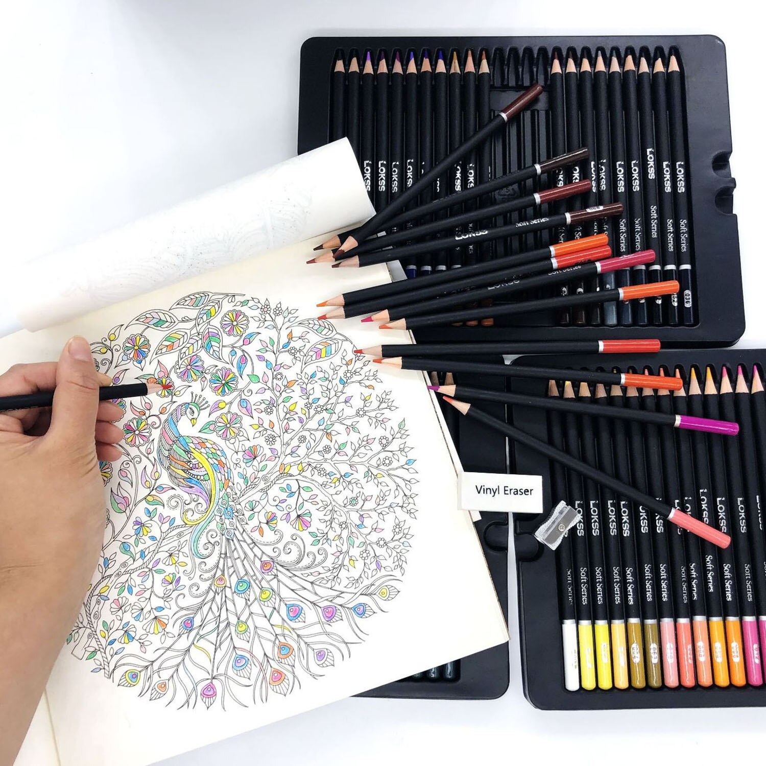 72 Colored Painting Pencils with Iron Box Vibrant ... – Grandado