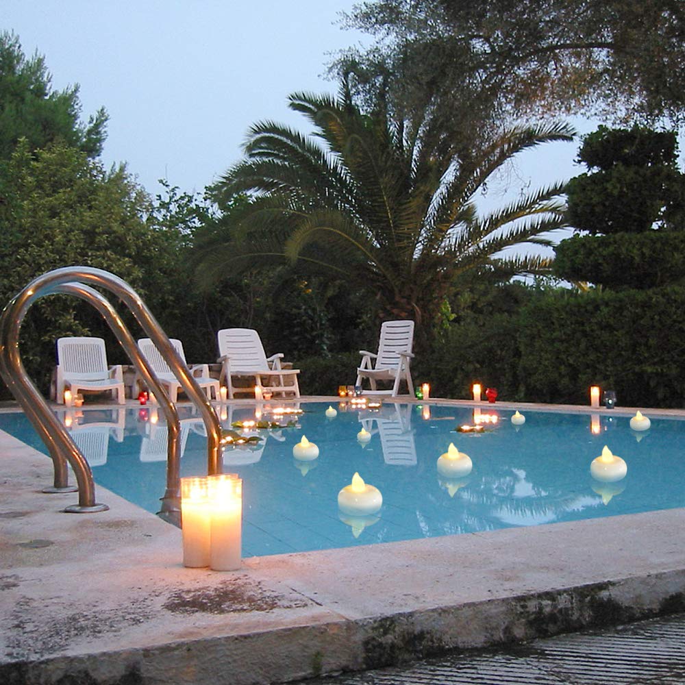 Pack of 6 Flickering Flameless Waterproof Candles ... – Vicedeal