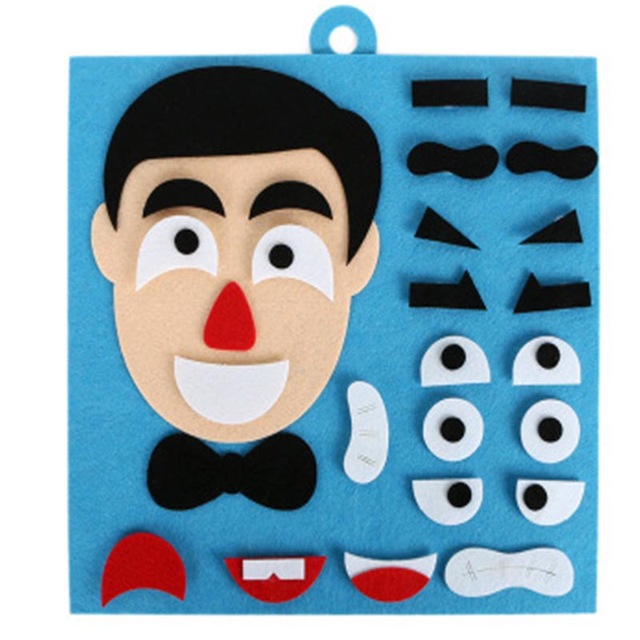 Children Learning Funny Set Kid DIY Emotion Change... – Vicedeal