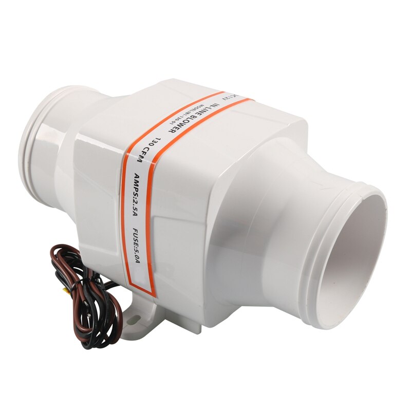 12V 270 CFM Boat Blower in-Line Marine Bilge Air B... – Grandado
