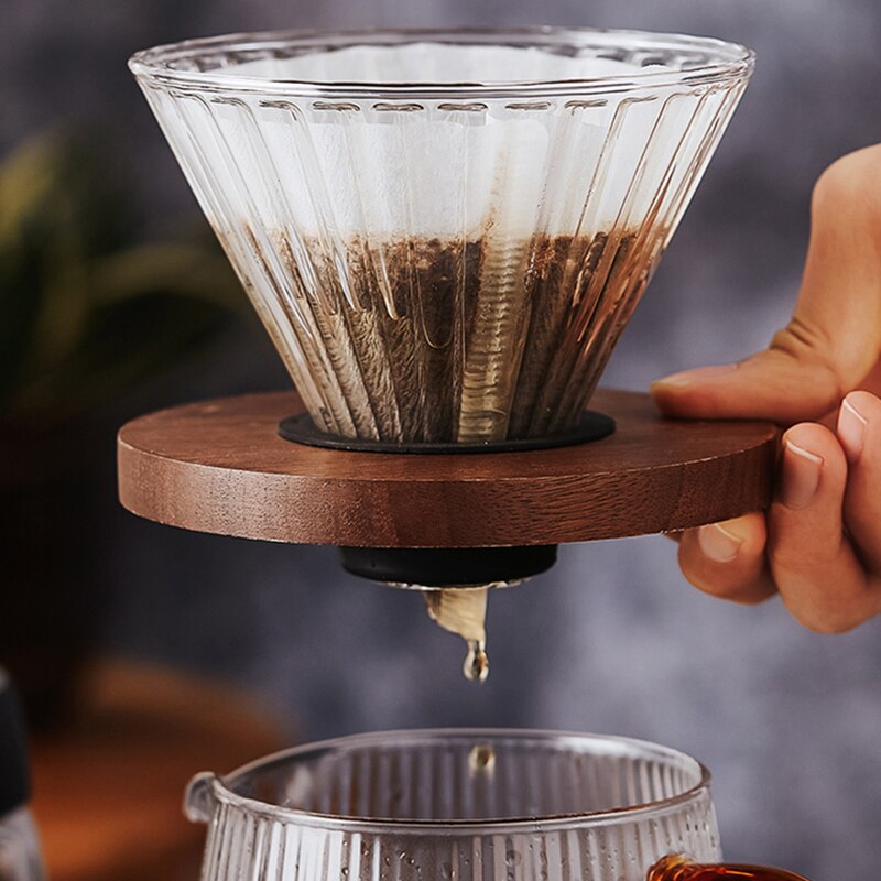 Glass Coffee Pot Hand Brewed Drip Pour Over Coffee... – Grandado