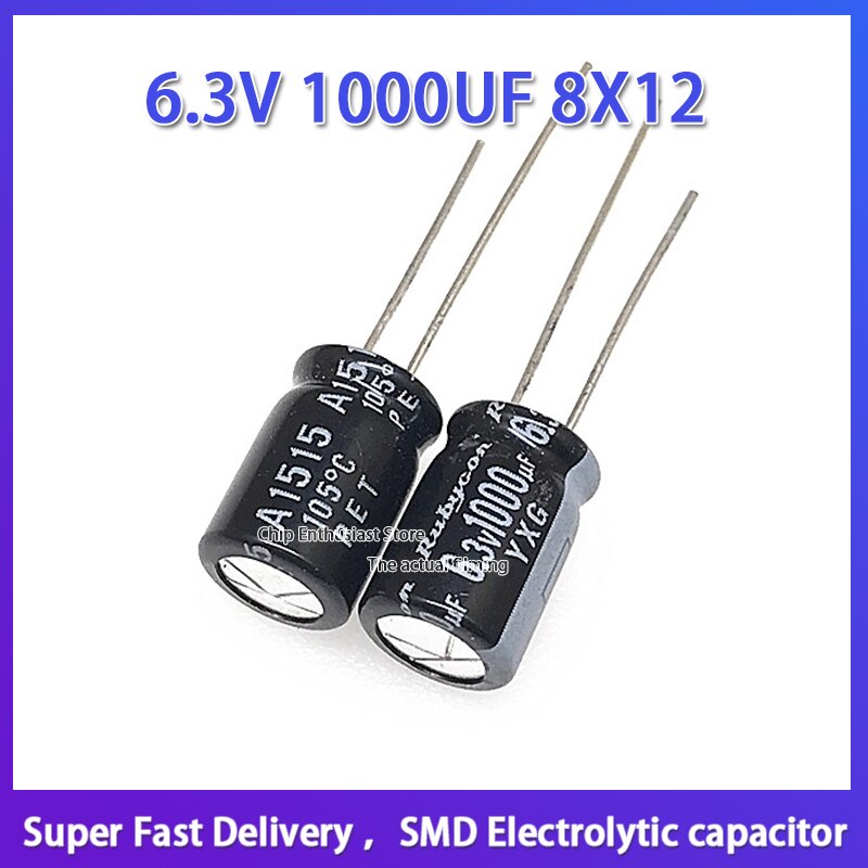 10pcs imported aluminum electrolytic capacitor 6.3... – Vicedeal