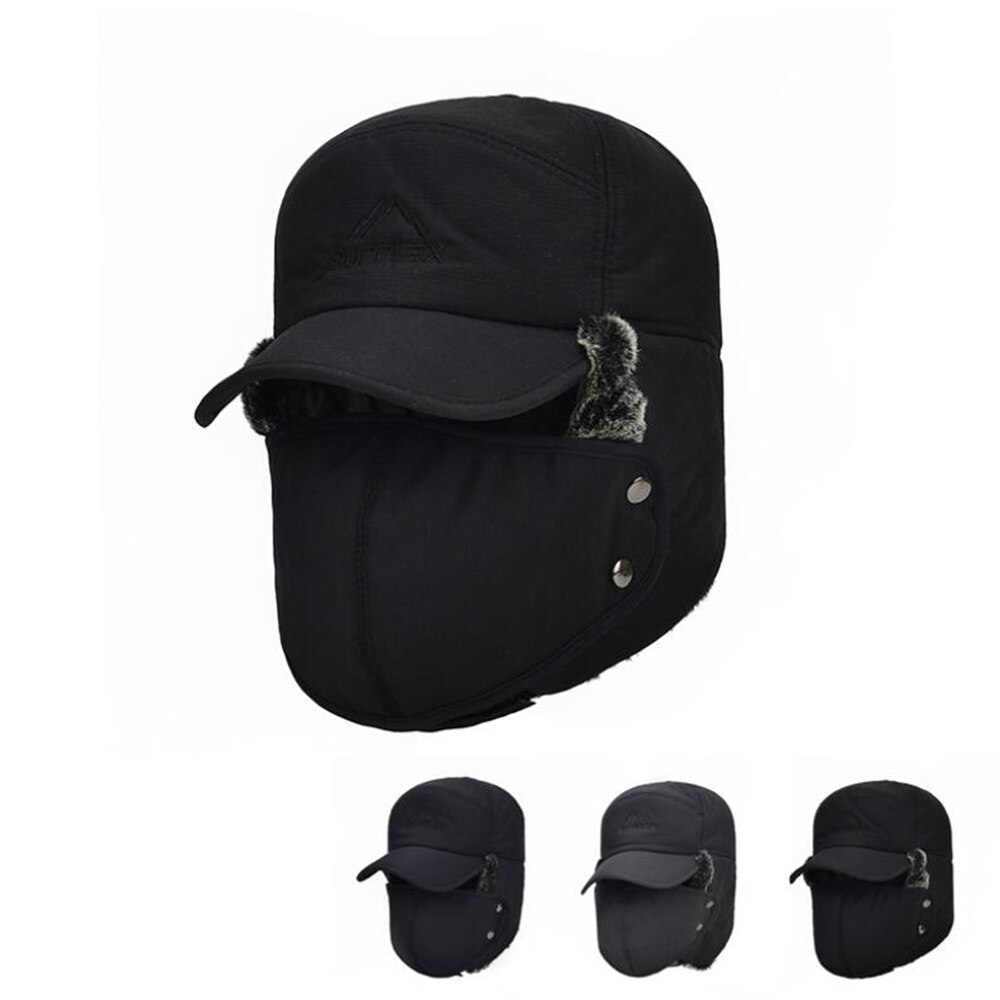 Men's Face Mask Earmuffs Thick Winter Warm Mens Av... – Vicedeal