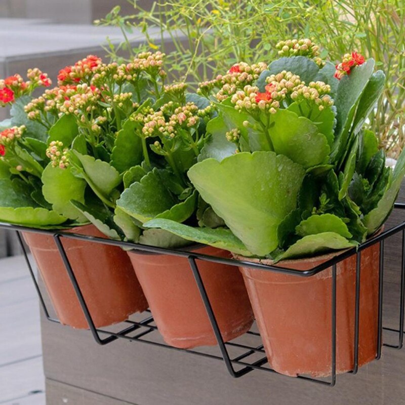 ! Hanging Baskets Planter Railing Planter the Rail... – Vicedeal