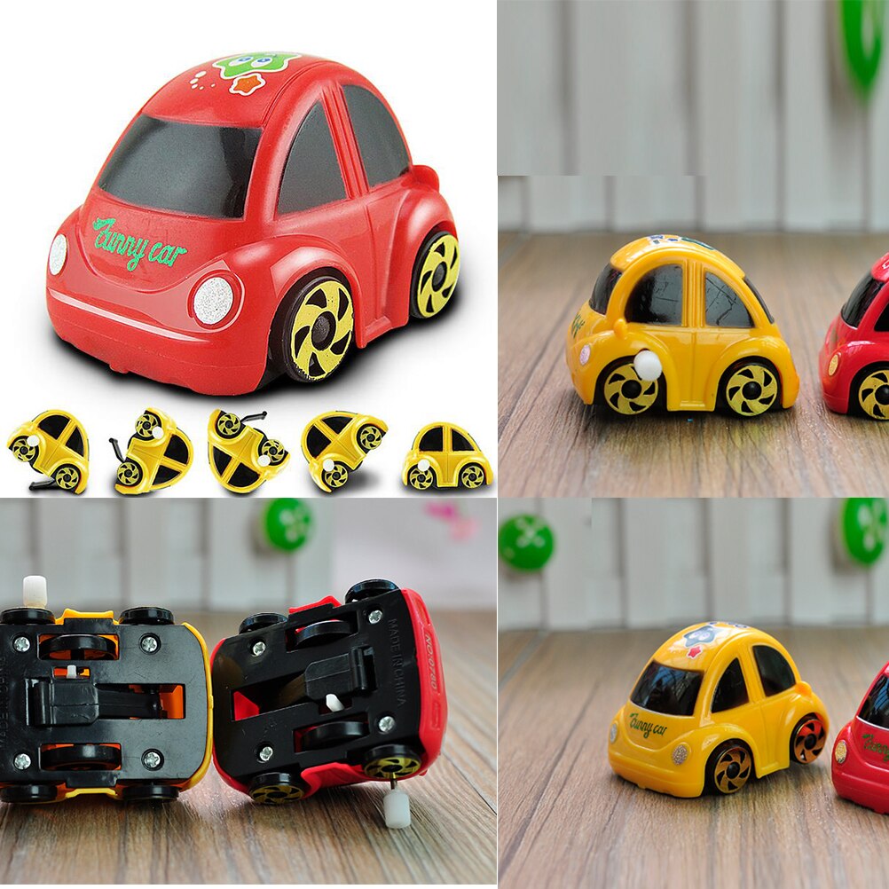 1 stücke Mini Wind Up Spielzeug Purzelbäume Autos ... – Vicedeal