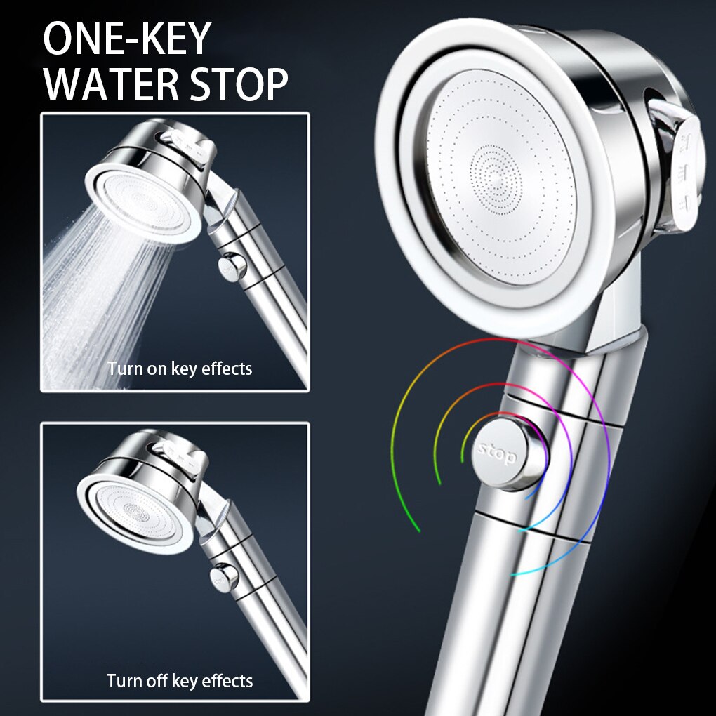 RecabLeght 3 Modes Stop Water Bath Shower Head Adj... – Vicedeal
