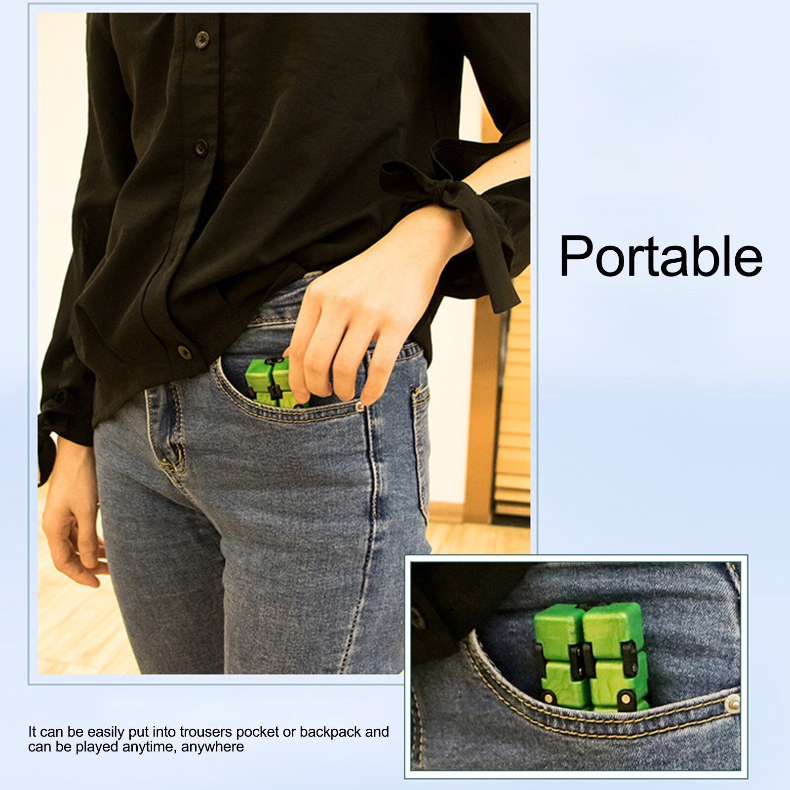 Infinity Cube-Fidget Speelgoed Cool Mini Gadget Be... – Grandado