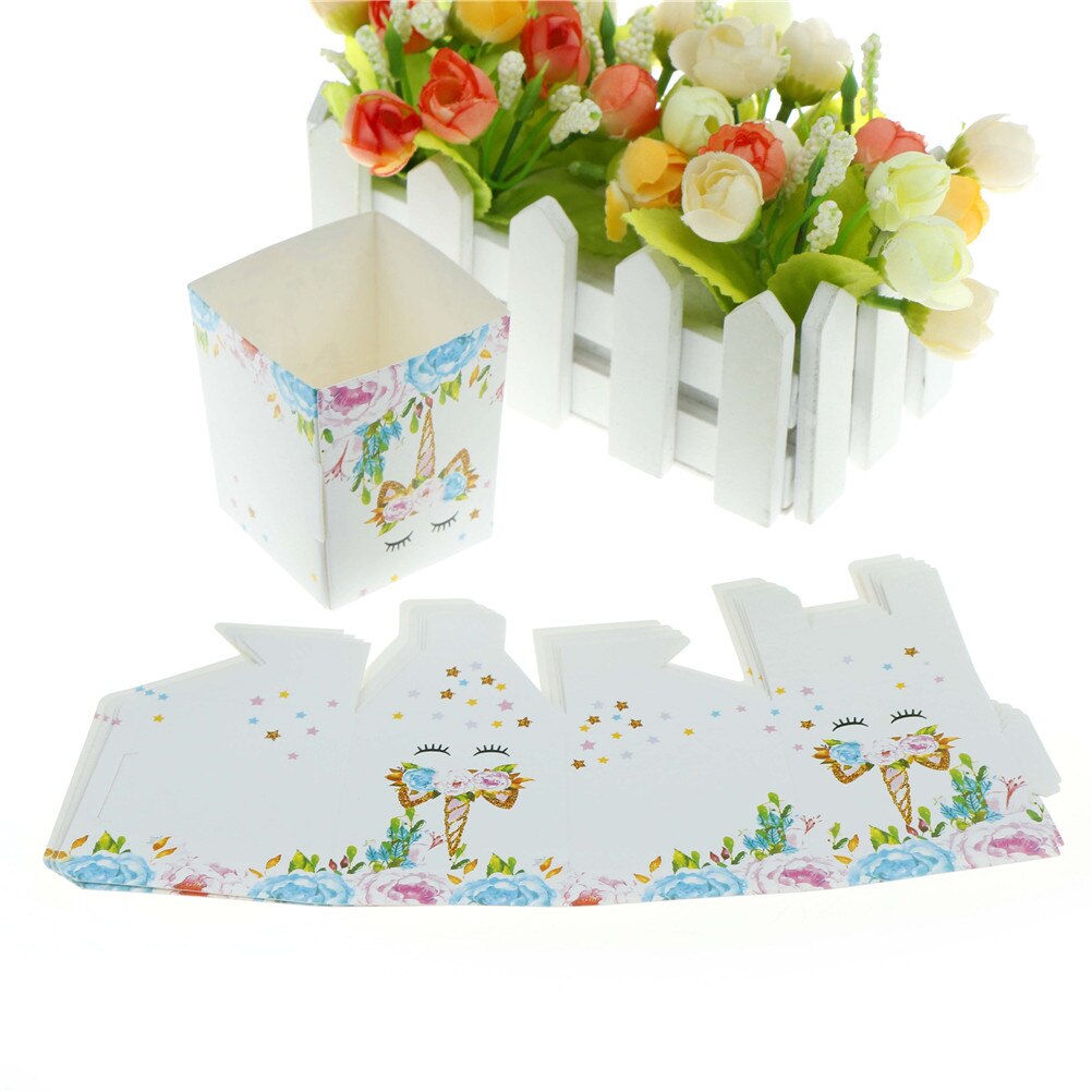 Paper Pop Corn Candy Box Box 6Pcs/lot Unicorn Popc... – Grandado