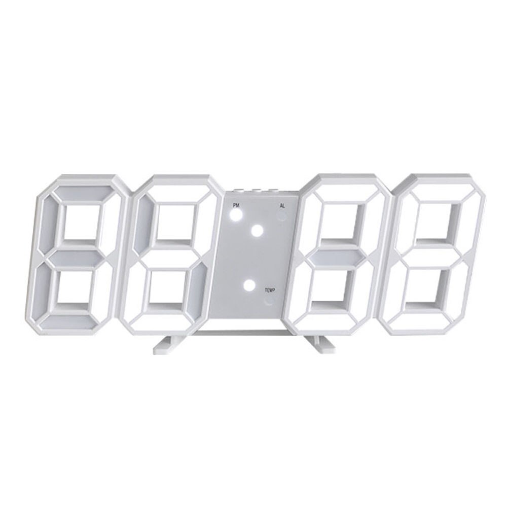 3D LED Digital Alarm Clock Three-dimensional Wall ... – Vicedeal