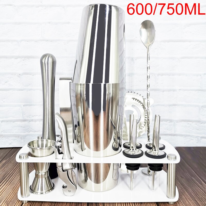 Stainless Steel 750/600ml Cocktail Shaker With Win... – Grandado