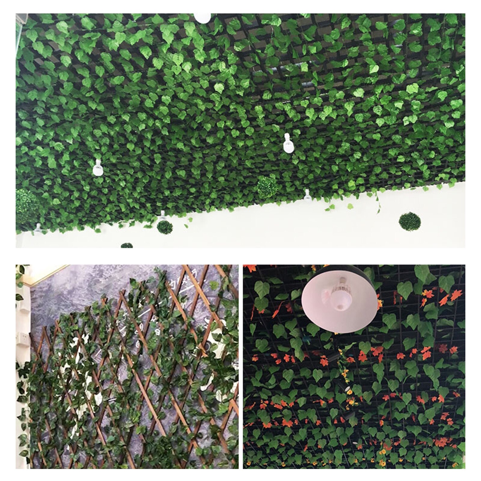 5Pcs Simulation Creeper Flower Vine Ivy Rattan Han... – Grandado