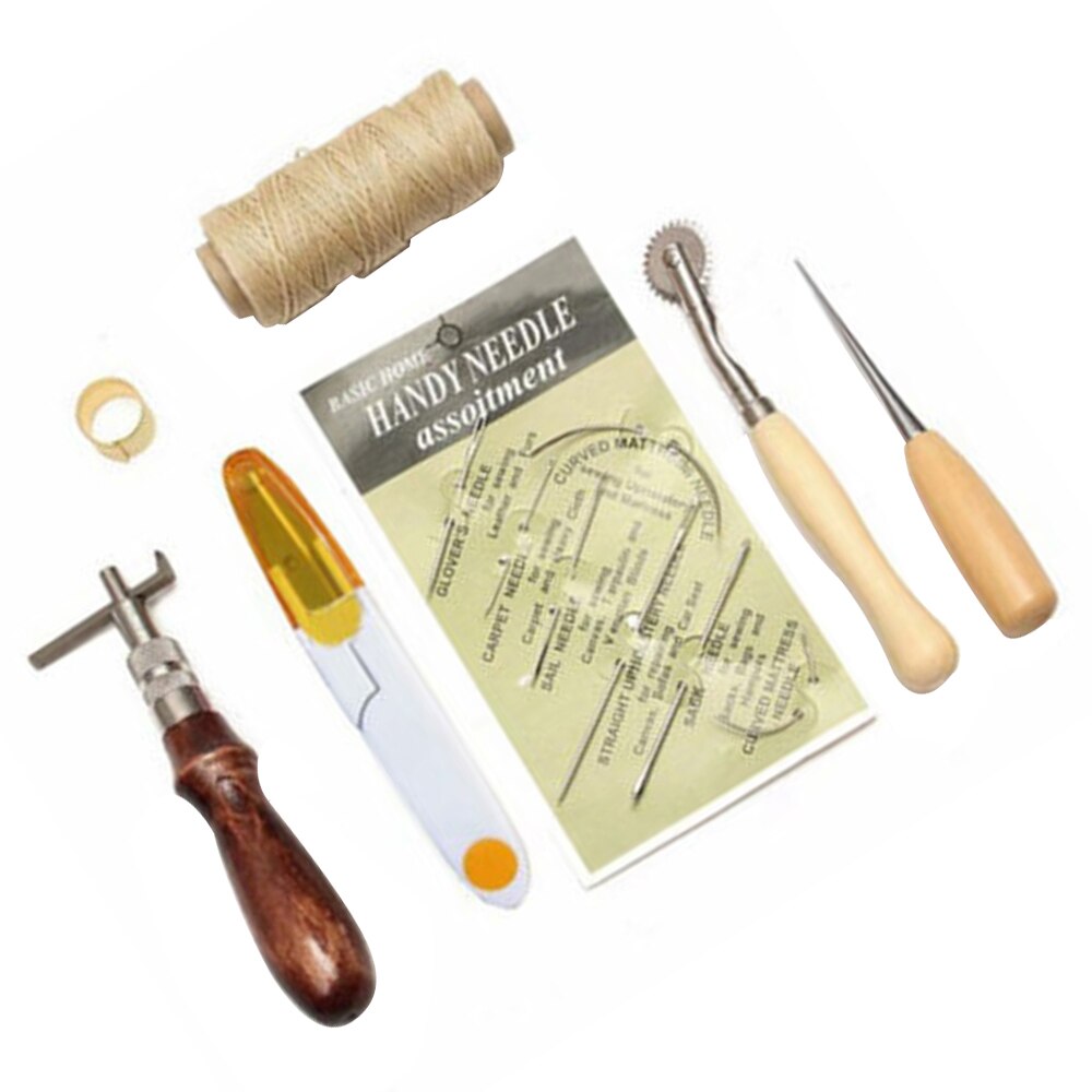 7 Pcs Diy Leather Craft Naaien Punch Tool Kit Set ... – Vicedeal