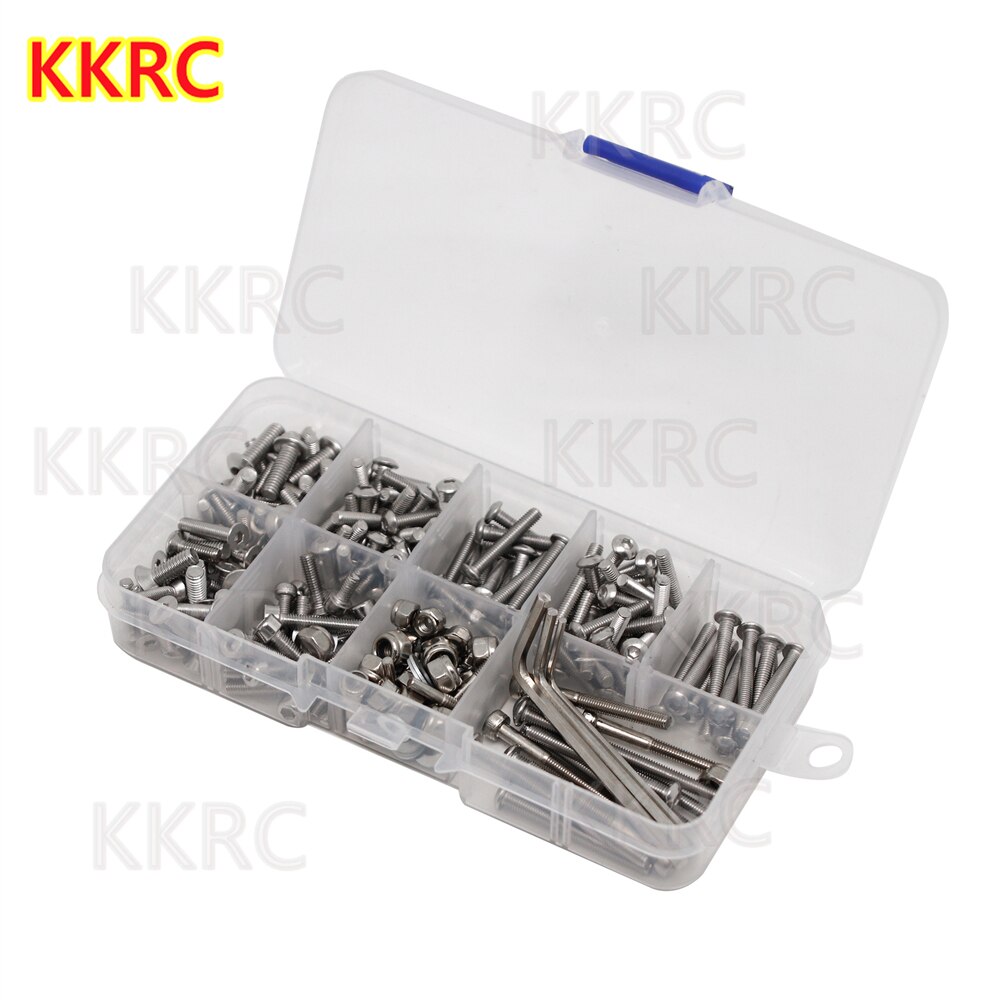 Stainless Steel Screws Kit Tool Box M3 M4 Screw Nu... – Grandado