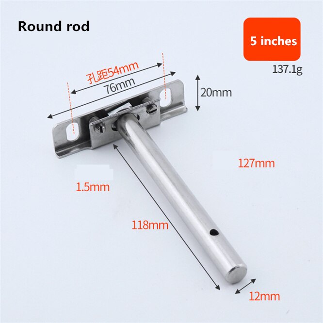 Round Hexagon rod 3"4"5" Embedded Hidden Bracket M... – Vicedeal
