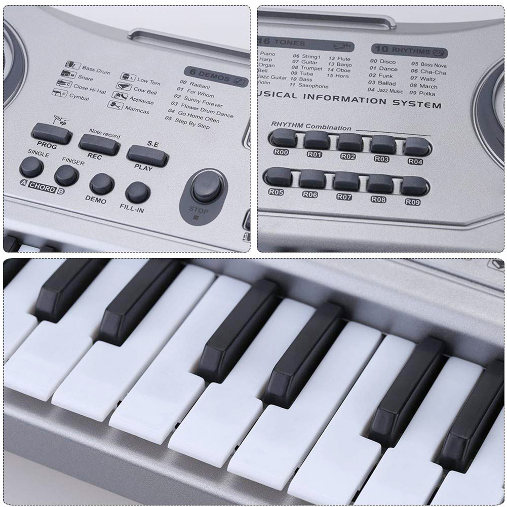 21inch 61 Keys LED Electronic Keyboard Music Child... – Vicedeal