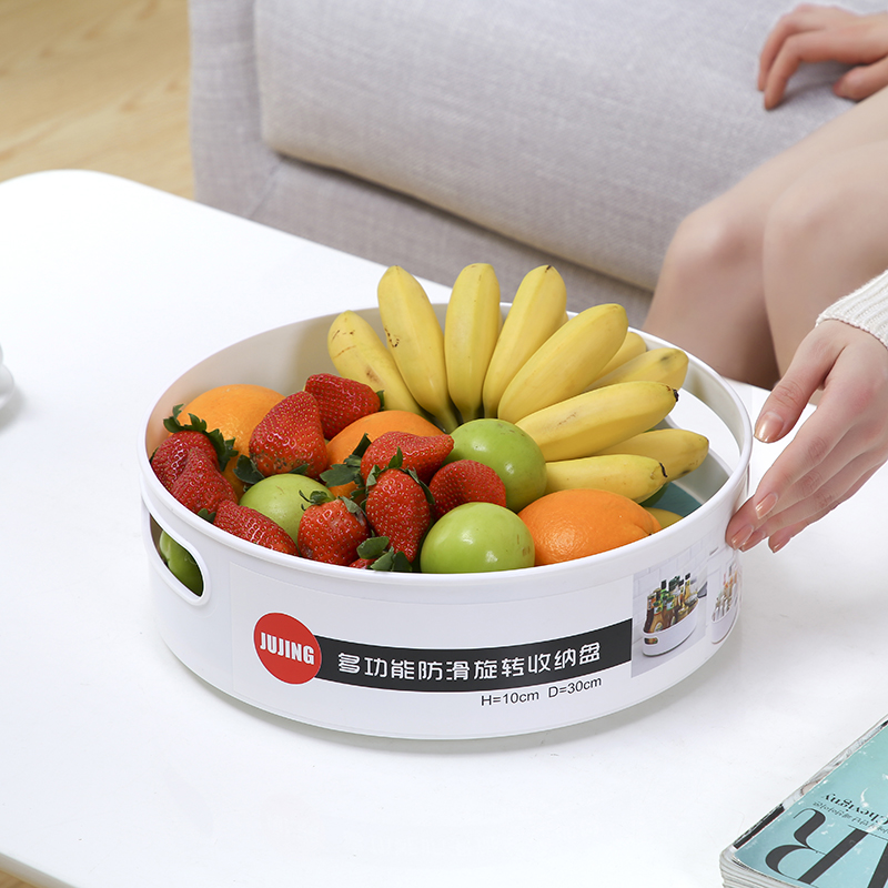 Multifunctional plastic non-slip rotary storage tr... – Grandado