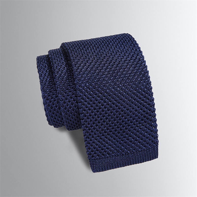 Mens Slim Knitted Ties Wool Knit Tie Skinny Neckti... – Vicedeal