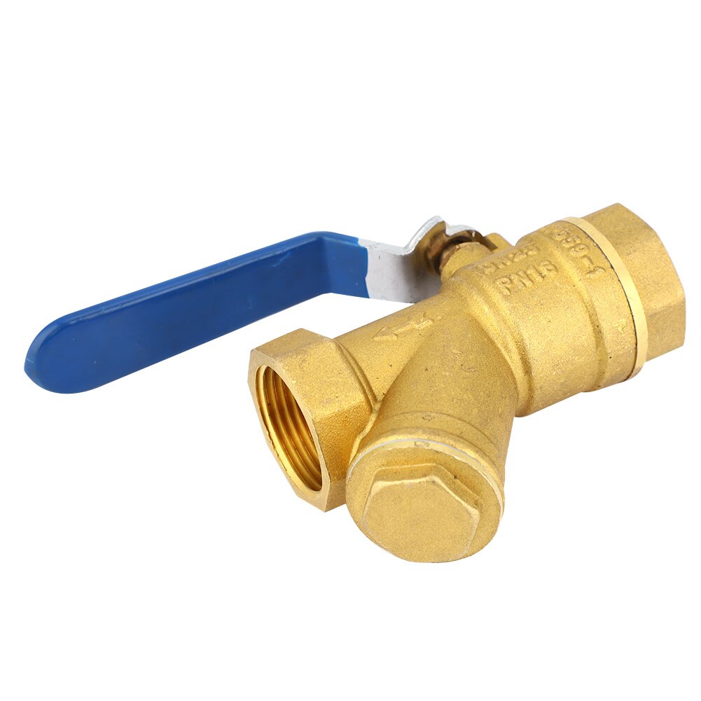 DN25 G1in Y-Type Filter Ball Valve Brass One Way F... – Grandado