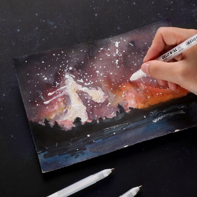 Bergino Highlighter White sketch art painting anim... – Grandado