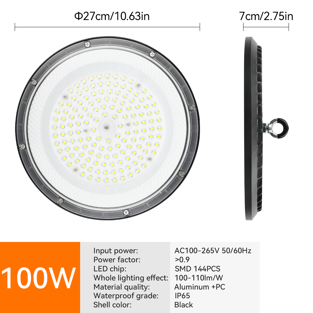LED Industrial Light 100W 150W 200W UFO Bay Lights... – Grandado