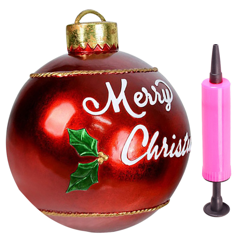PVC Christmas Balloon with Pump Year Balloon Happy... – Grandado