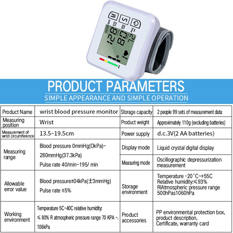 A Blood Pressure Monitor Sphygmomanometer Approved... – Grandado