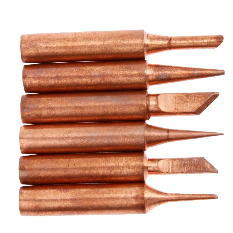 6pcs/Set Welding Nozzle Pure Red Copper Solder Iro... – Vicedeal